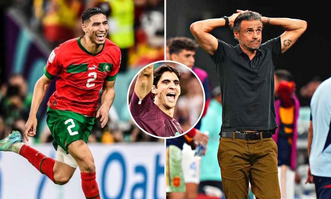 [Video] Moroccan Achraf Hakimi's ICE COLD Panenka goal to knock Spain ...